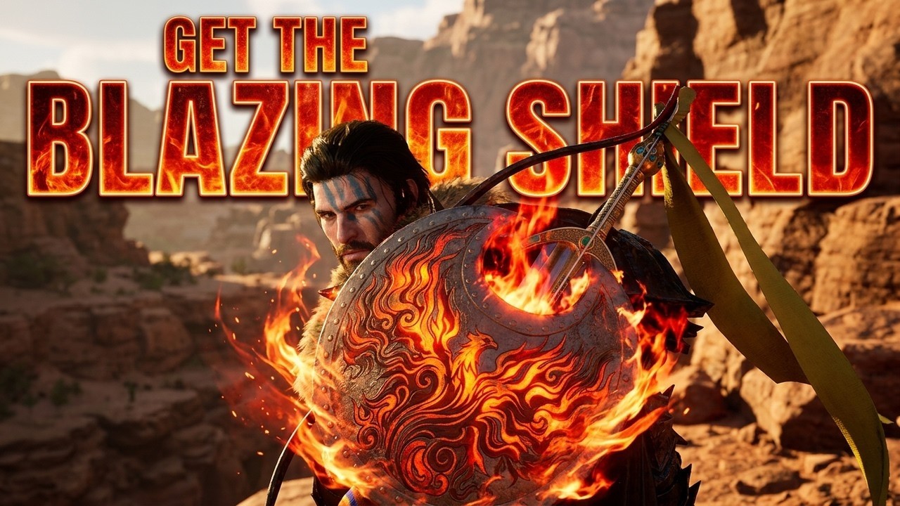 Crimson Desert legendary Blazing Shield Location, High Defense Shield ...