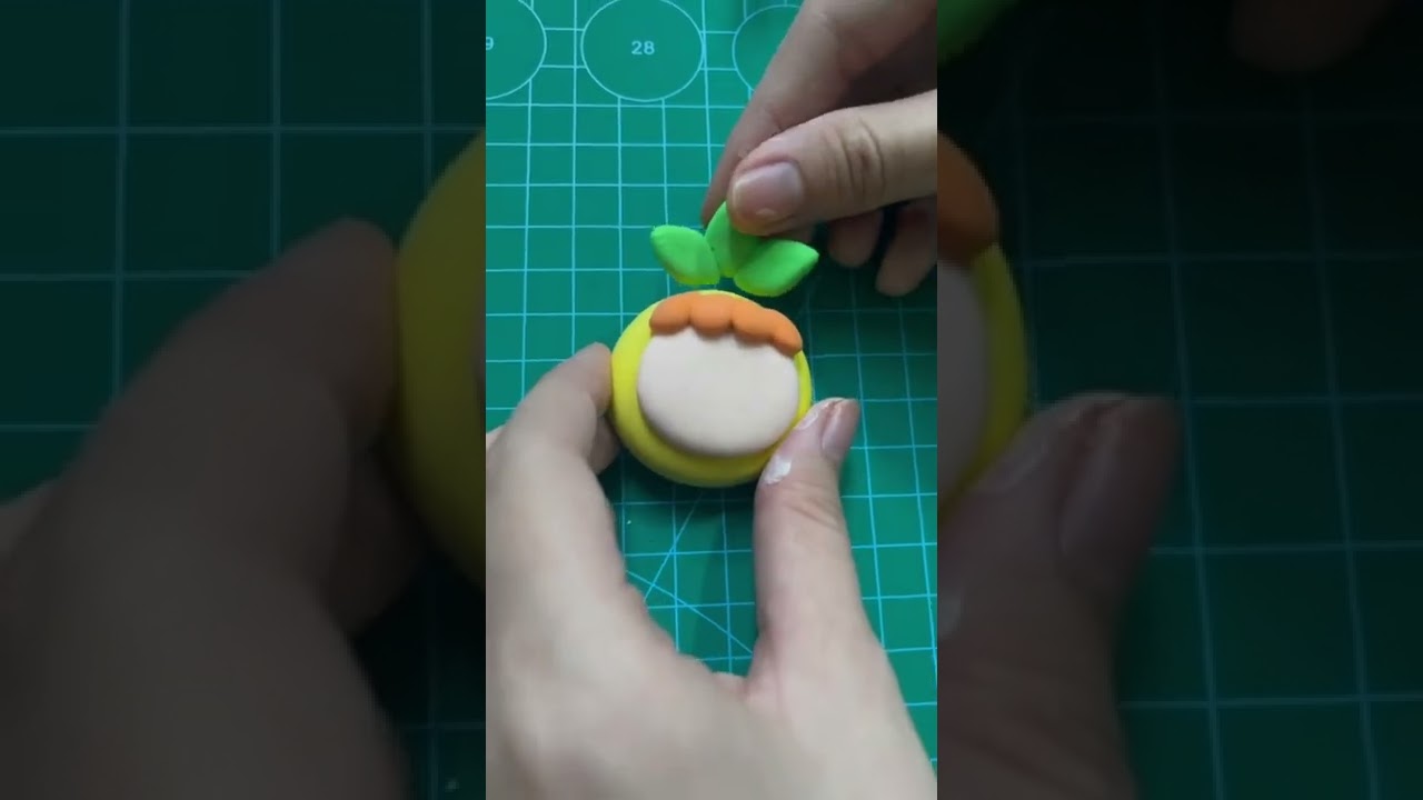 nặn con gà siêu dễ thương bằng đất sét chỉ với 5k - YouTube