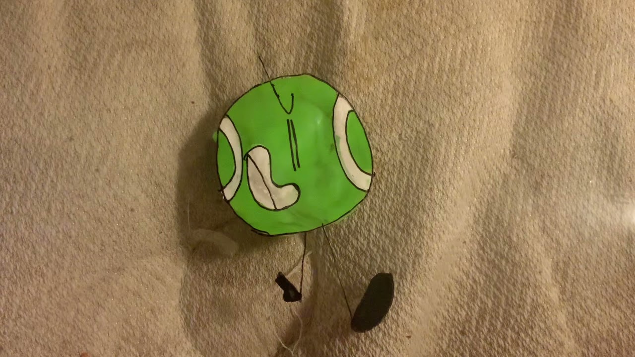 Tennis Ball from BFDI as an Animation Cel - YouTube