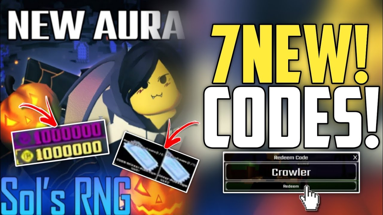⚠️New💥CODES!!⚠️ SOL'S RNG REDEEM CODES IN 2025 - ROBLOX! SOLS RNG CODES ...