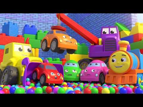Learn Colors with Little Cars | Learn Colors | Nursery Rhymes & Kids Songs | Fun Factory Rhymes