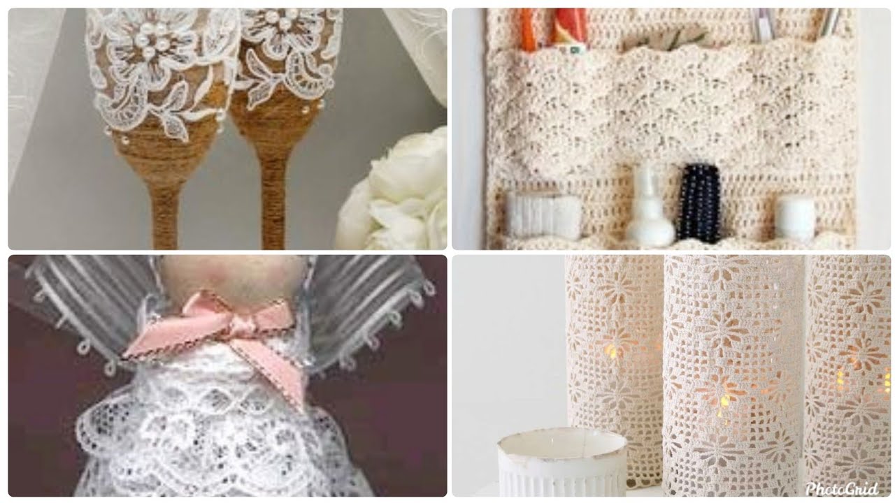 Most creative and amazing lace decorations ideas - YouTube