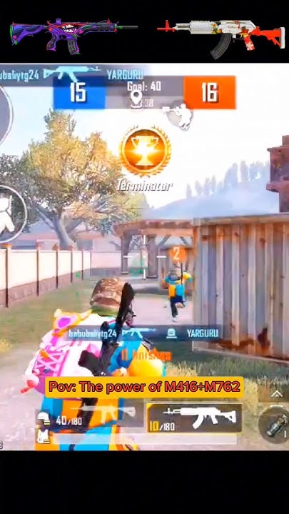 The Power Of M416+M762 Bgmi - YouTube