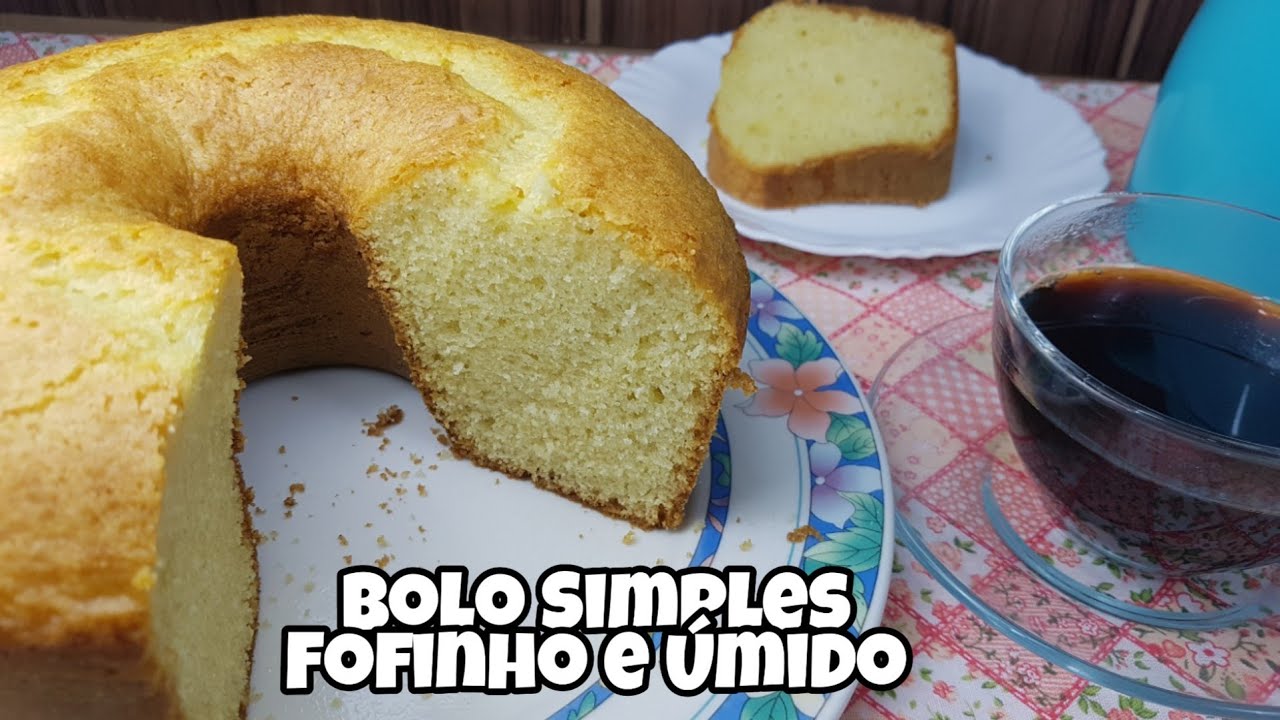 BOLO SIMPLES E FOFINHO/RECEITA FÁCIL - YouTube