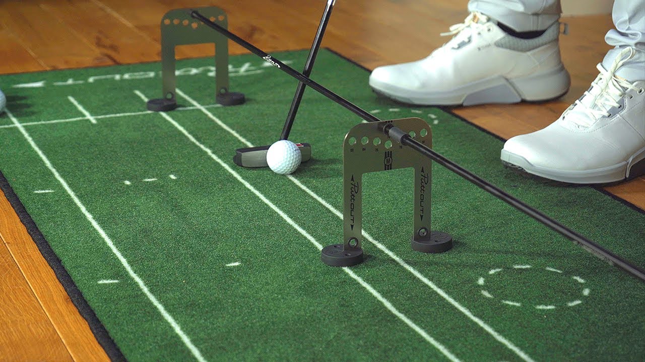 PuttOUT Putting Plane - Long String Drill - YouTube