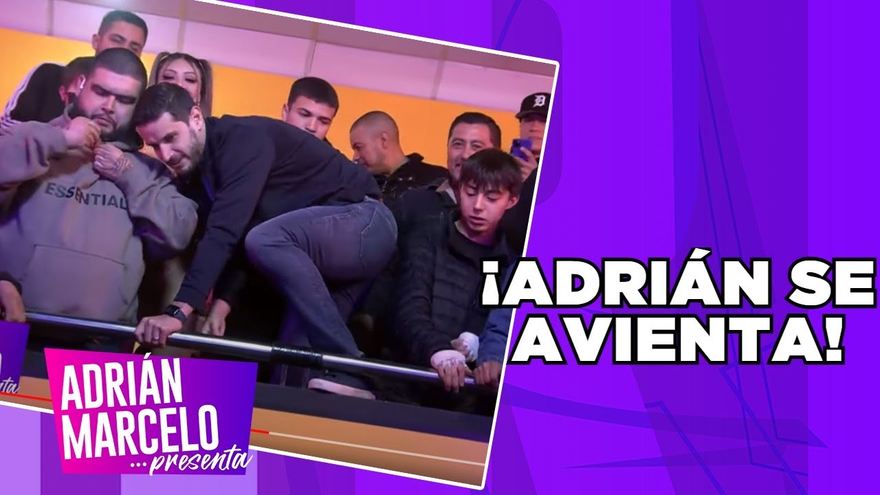 Adrián se avienta sin pensarlo | Adrián Marcelo Presenta - YouTube