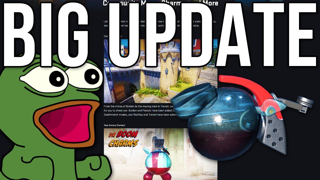 FETTES CS2 UPDATE! | Neue Maps, The Armory Charms + Sticker - YouTube
