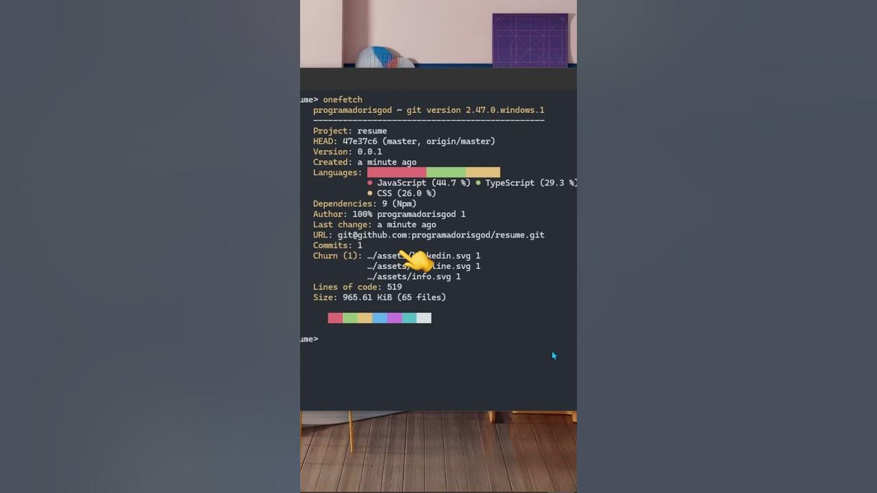 Onefetch #github #git - YouTube