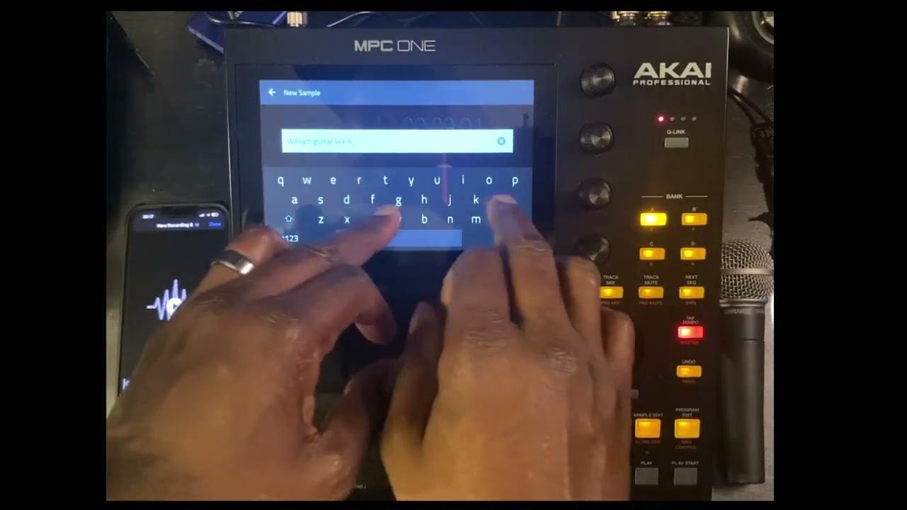 Putting a Sample into the MPC - YouTube