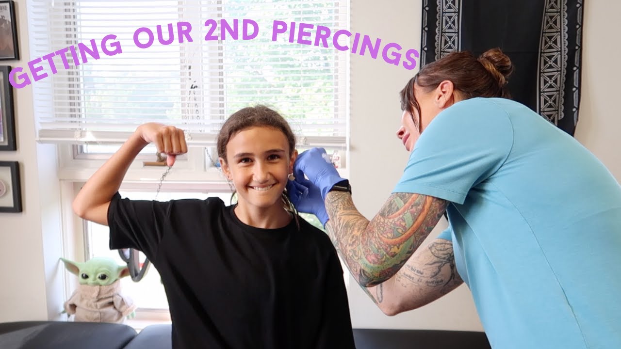 VLOG: getting our 2nd piercings - YouTube