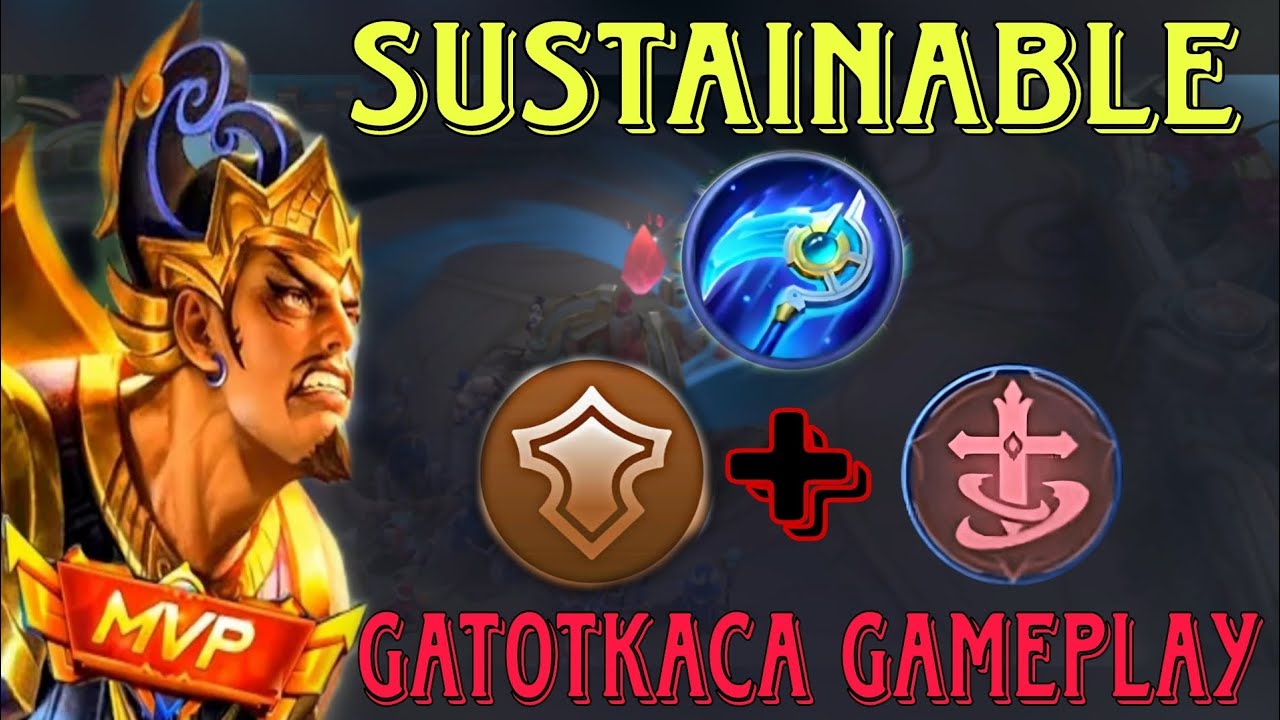 GATOTKACA TANK EMBLEM AND BRAVE SMITE COMBONATION | Top 1 Global ...