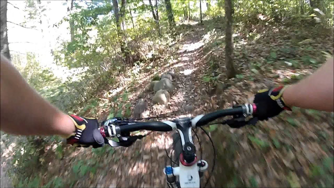 CAMBA Wisconsin Mountain Bike Trails Makwa Trail - YouTube