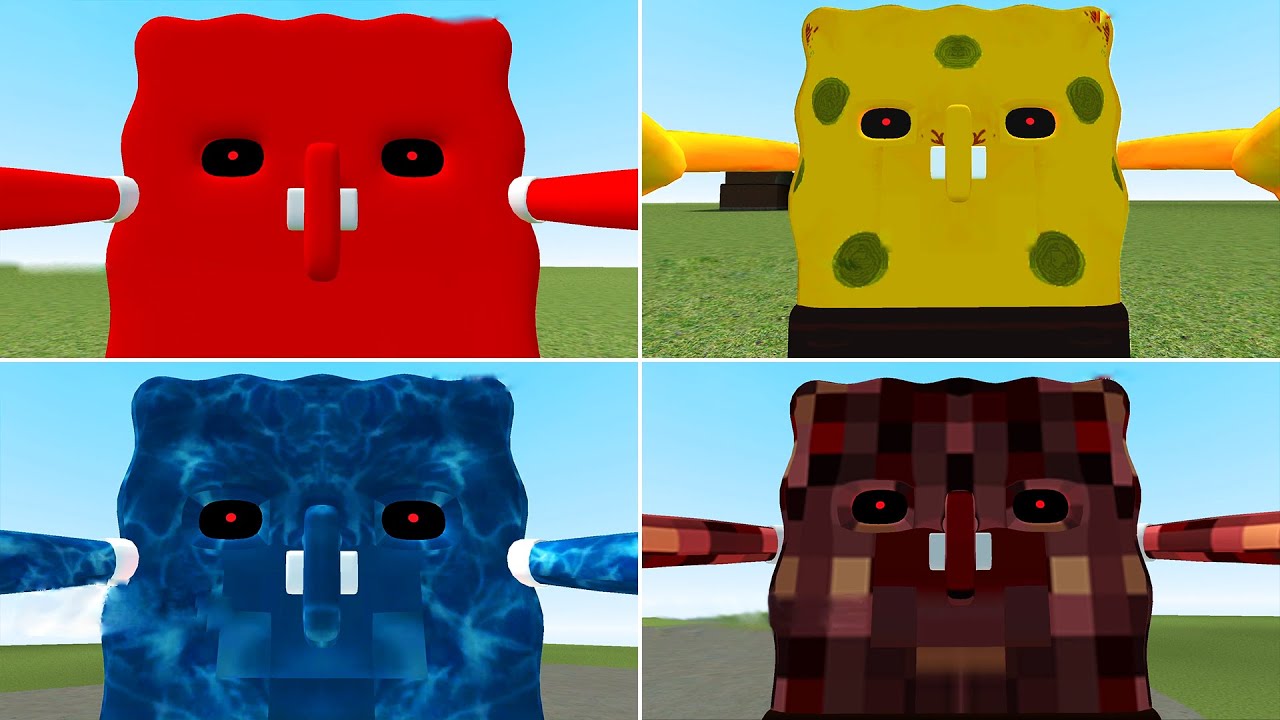 ALL JUMPSCARES SPONGEBOB NIGHTMARE 3D SANIC CLONES MEMES (3D MEMES ...