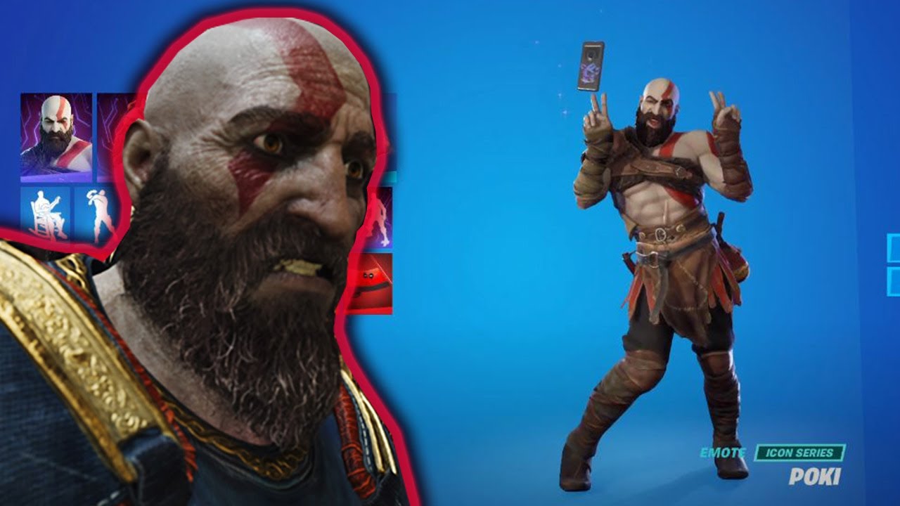 KRATOS & ATREUS REACT TO FORTNITE DANCE - YouTube