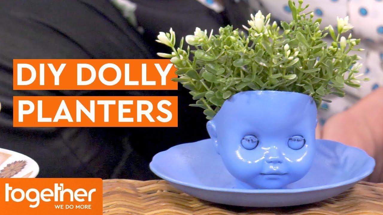 Make Your Own DIY Dolly Planter | Crafty Beggars - YouTube