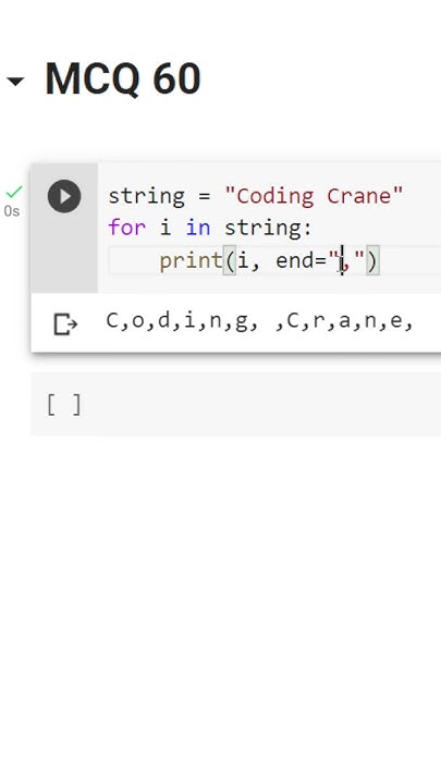 MCQ 60 #viral #python #trending #study #coding #hackerrank #students #java #learn #subscribe # ...