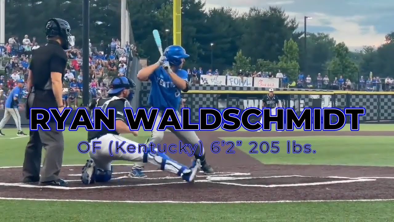 RYAN WALDSCHMIDT - OF (Kentucky) 2024 MLB Draft Prospect Video Profile ...