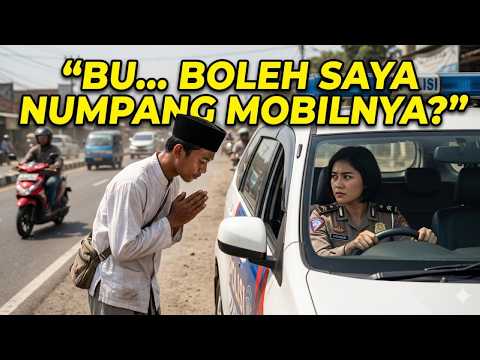 Santri Kehabisan Ongkos Minta Tumpangan… Polwan Ini Hampir Menolak, Sampai Fakta Ini Terungkap!