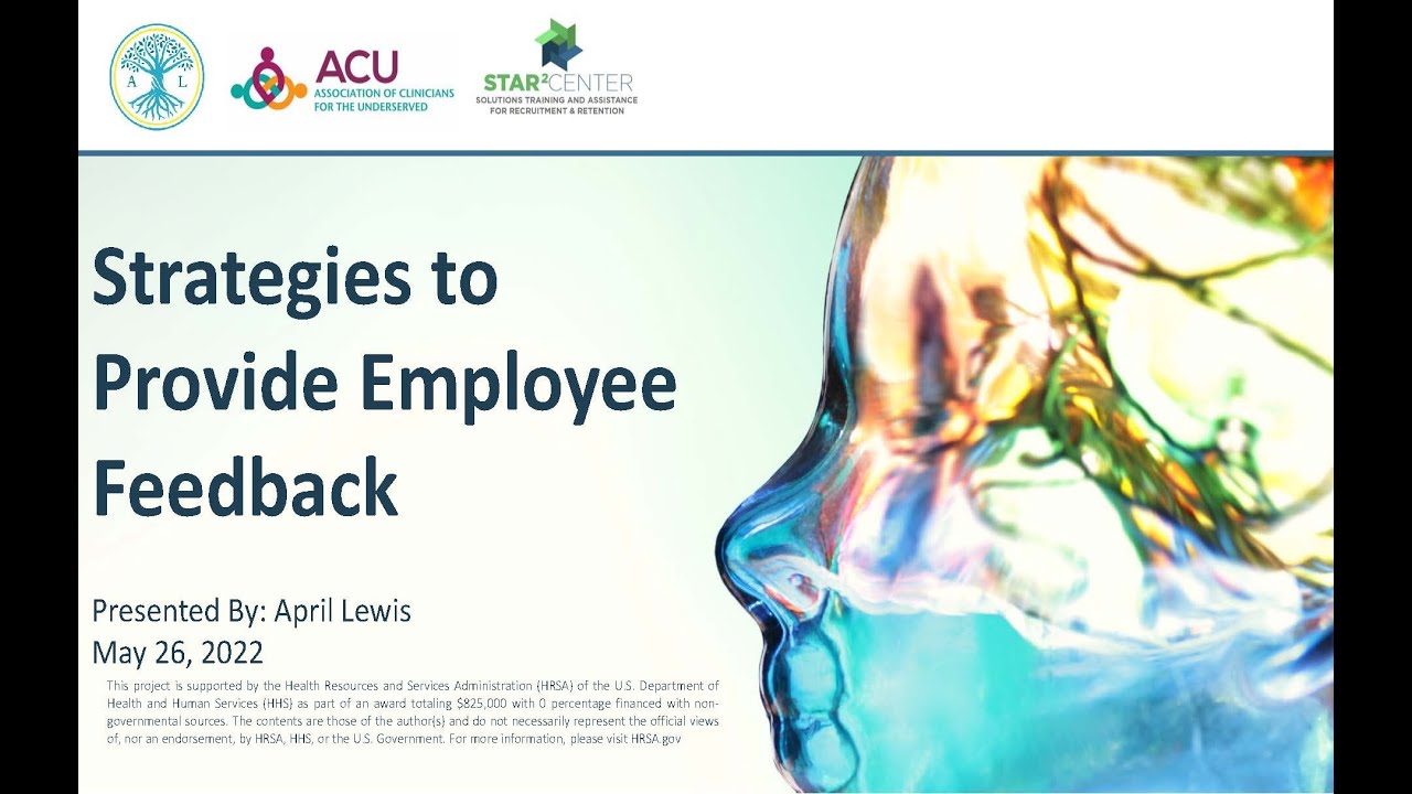 Strategies to Provide Productive Feedback to Your Employees - YouTube