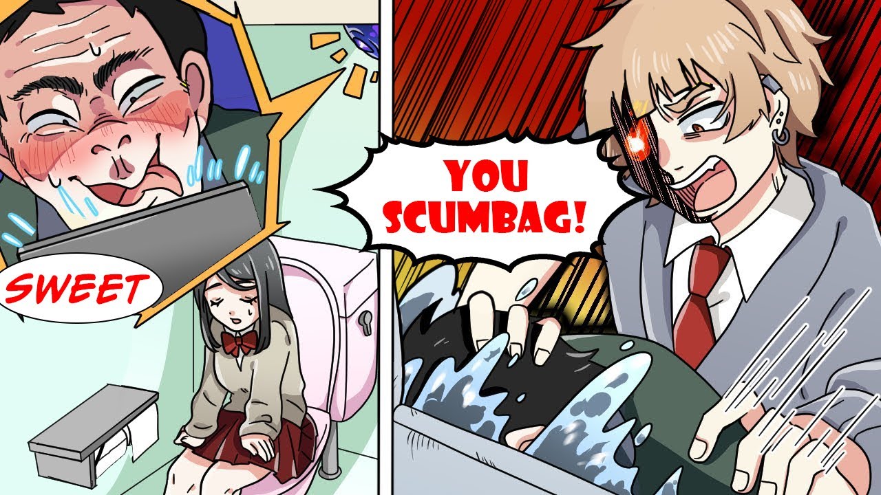 Pervert sets a hidden camera in the girls' bathroom... [Manga Dub] - YouTube