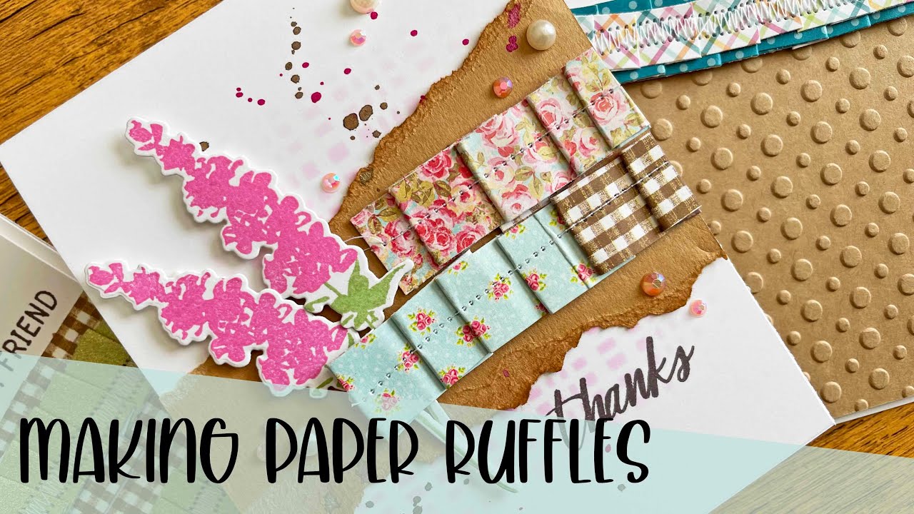 Making Paper Ruffles - YouTube