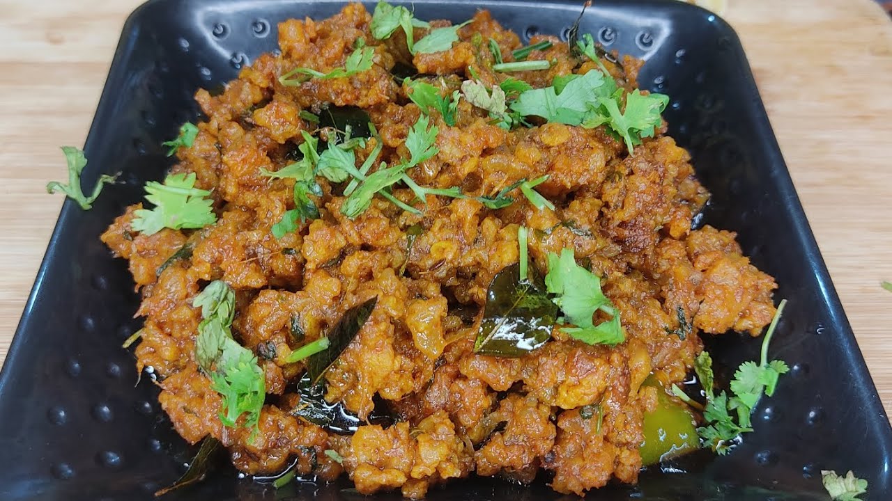 MUTTON KEEMA FRY (Restaurant style recipe) |Easy & Tasty Restaurant ...