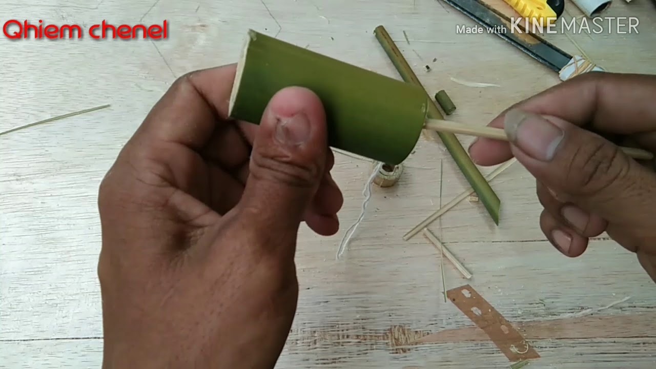 #gasing #bambu #hand made bambo - YouTube