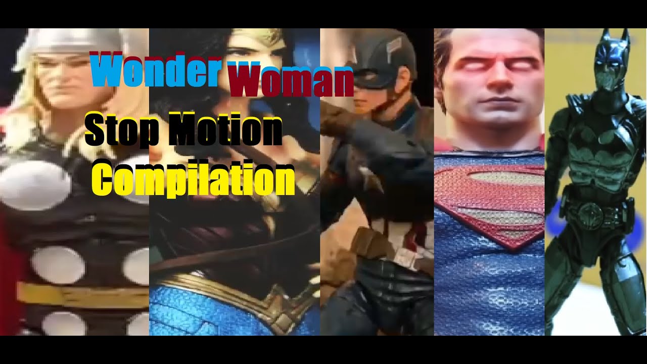 Wonder Woman Stop Motion Compilation - YouTube