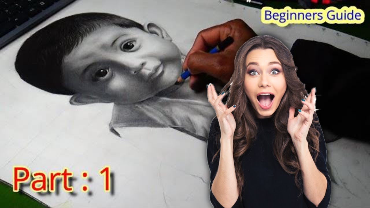 How to apply Shade on portrait sketching || Easy trick for perfect ...