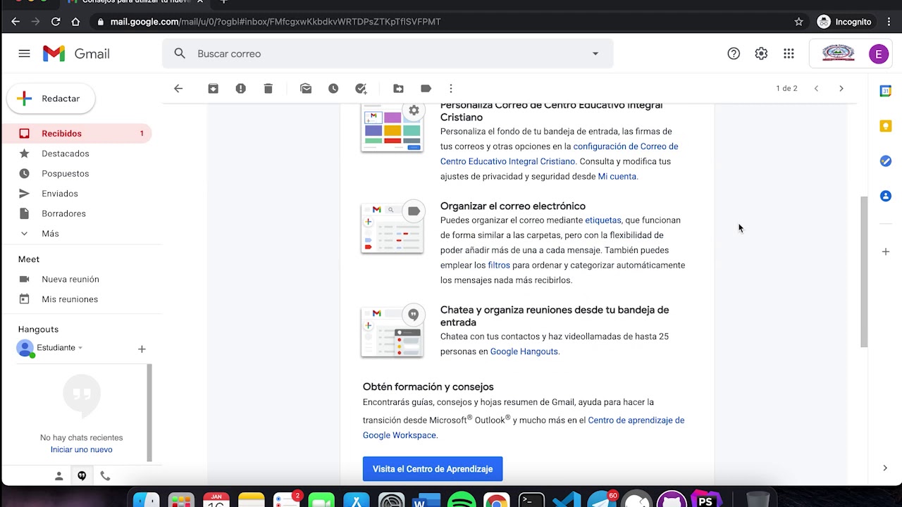 Curso Básico de Google for Education - Primer acceso y Gmail - YouTube