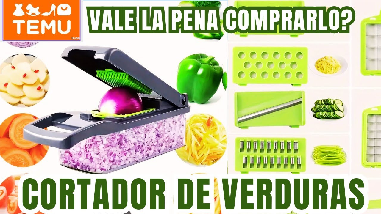 CORTADOR DE VERDURAS DE TEMU Vale la pena comprarlo artículos para el ...