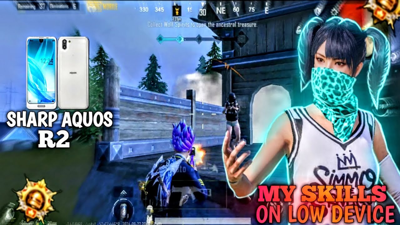 SHARP AQUOS R2 GANEING TEST IN 2024 3.4 UPDATE PUBGMOBILE 👌 - YouTube