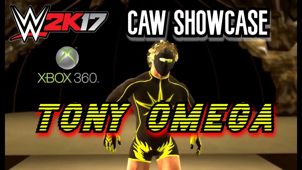 WWE 2K17 XBOX 360 CAW Showcase Tony Omega - YouTube
