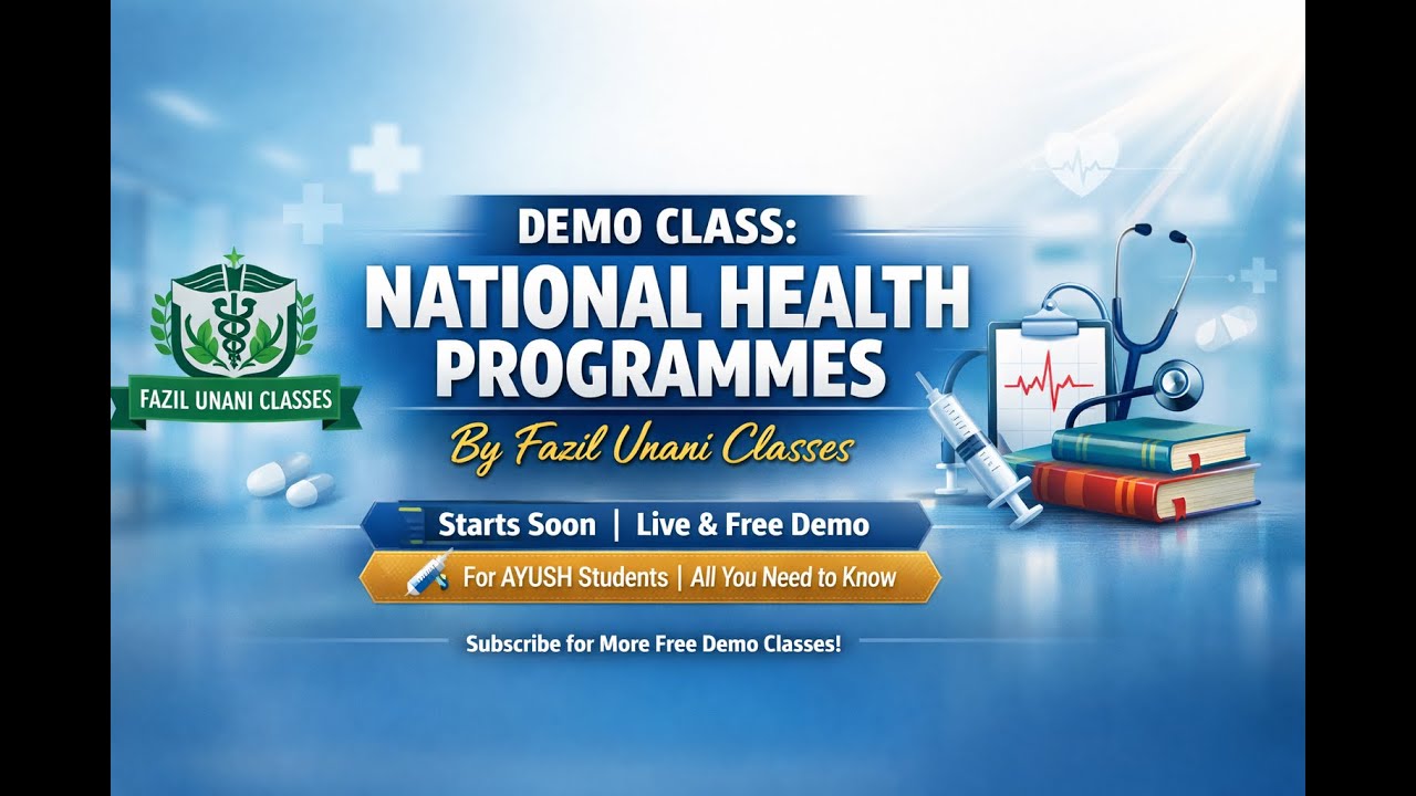DEMO CLASS OF NATIONAL HEALTH PROGRAMMES - YouTube