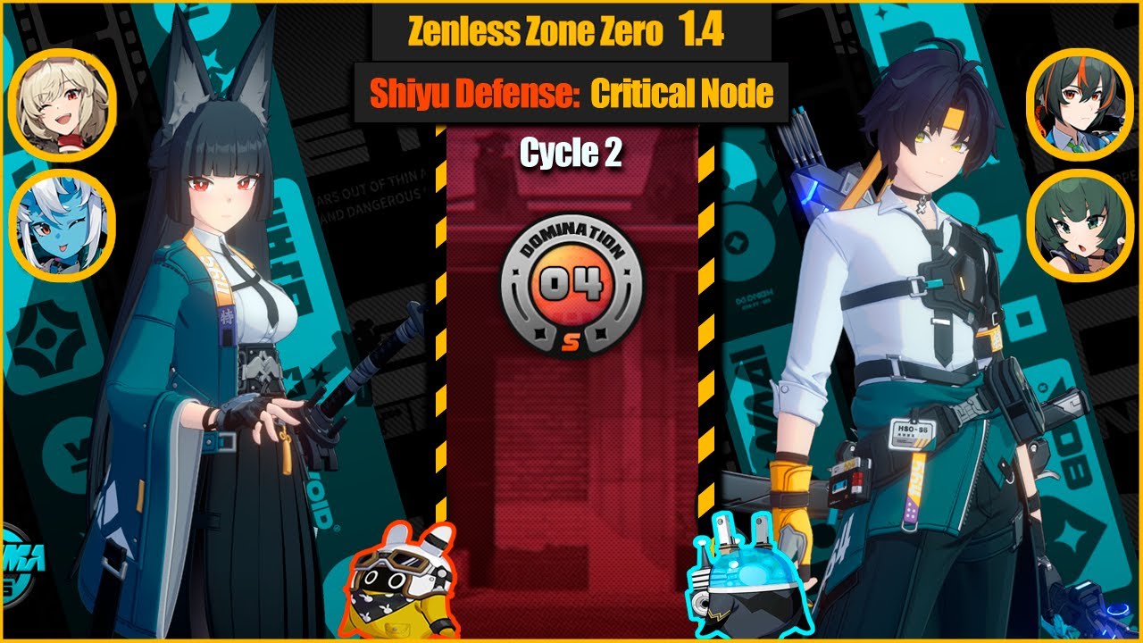 Shiyu Defense Critical Node 04 Cycle 2- M3 Miyabi Duo Burnice & M0 ...