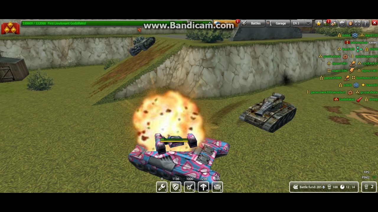 Tanki Online getting Striker M1 + Gameplay - YouTube