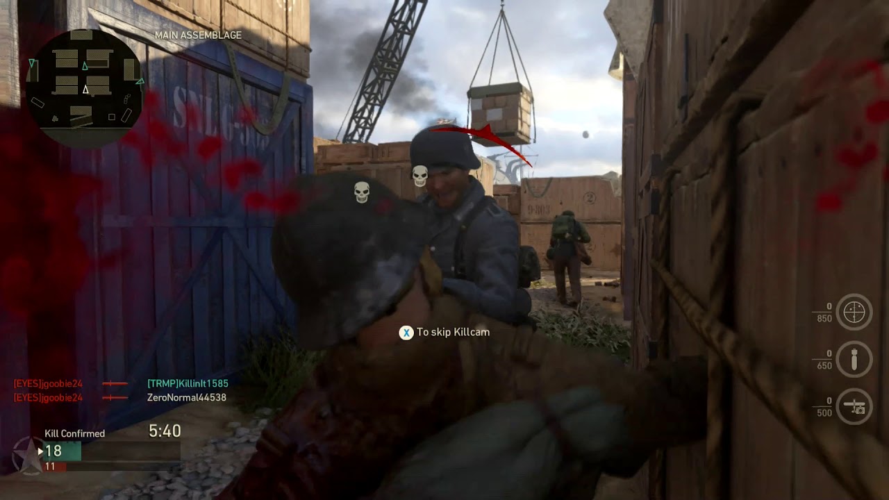 Call of Duty WWII gameplay no commentary - Kill Confirmed with a Shovel ...