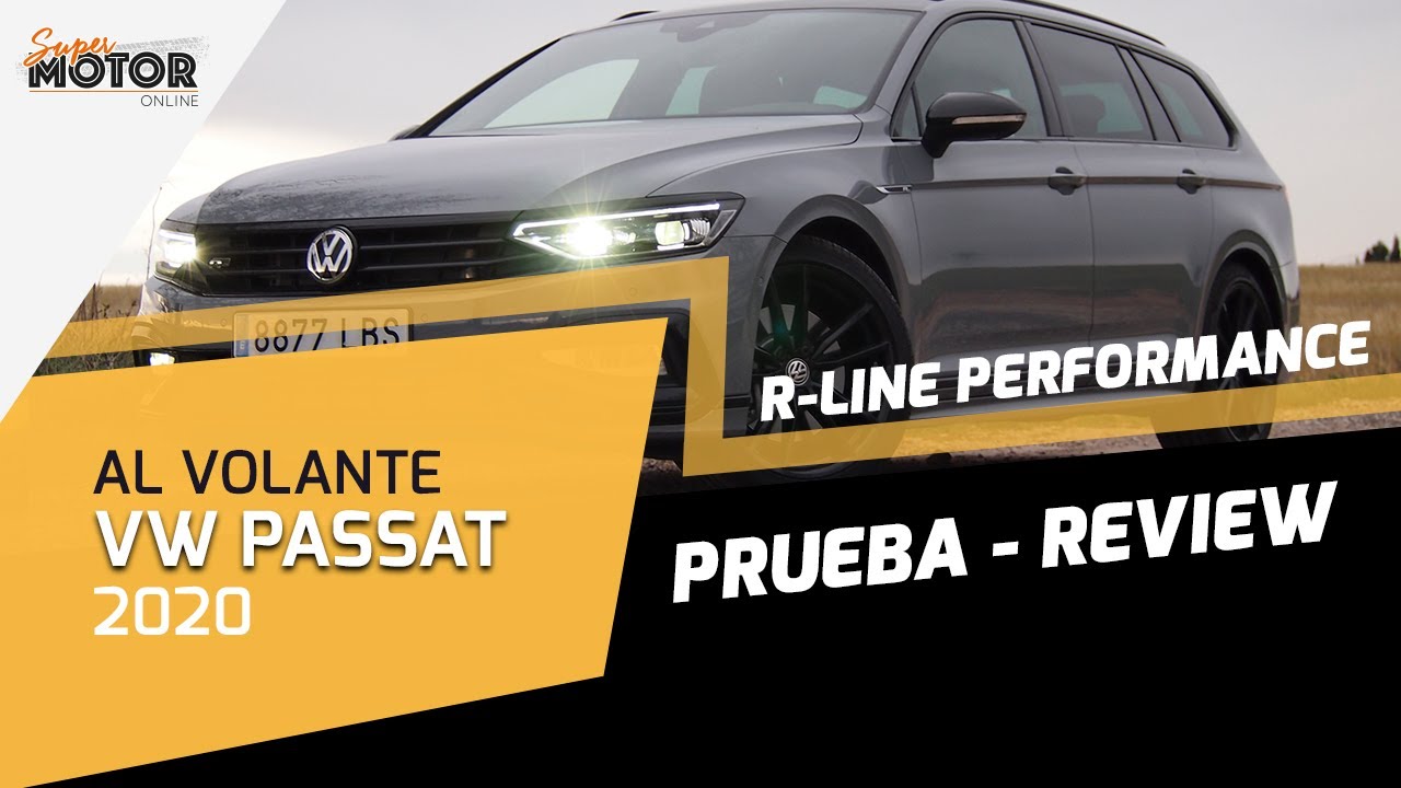 Al volante del Volkswagen Passat Variant R-Line Performance 2020 ...