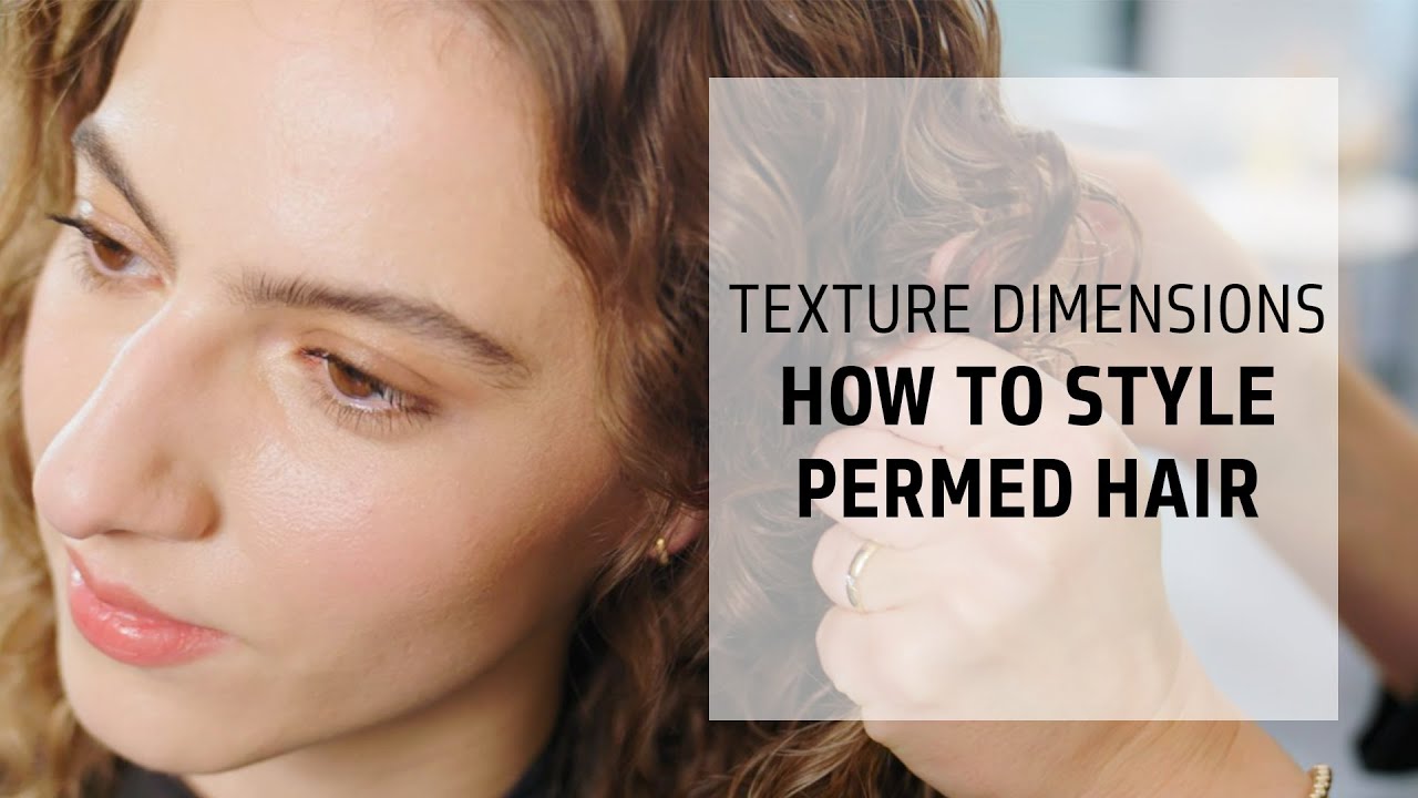 How to Maintain & Style Permed Hair | Texture Dimensions | PERM ...