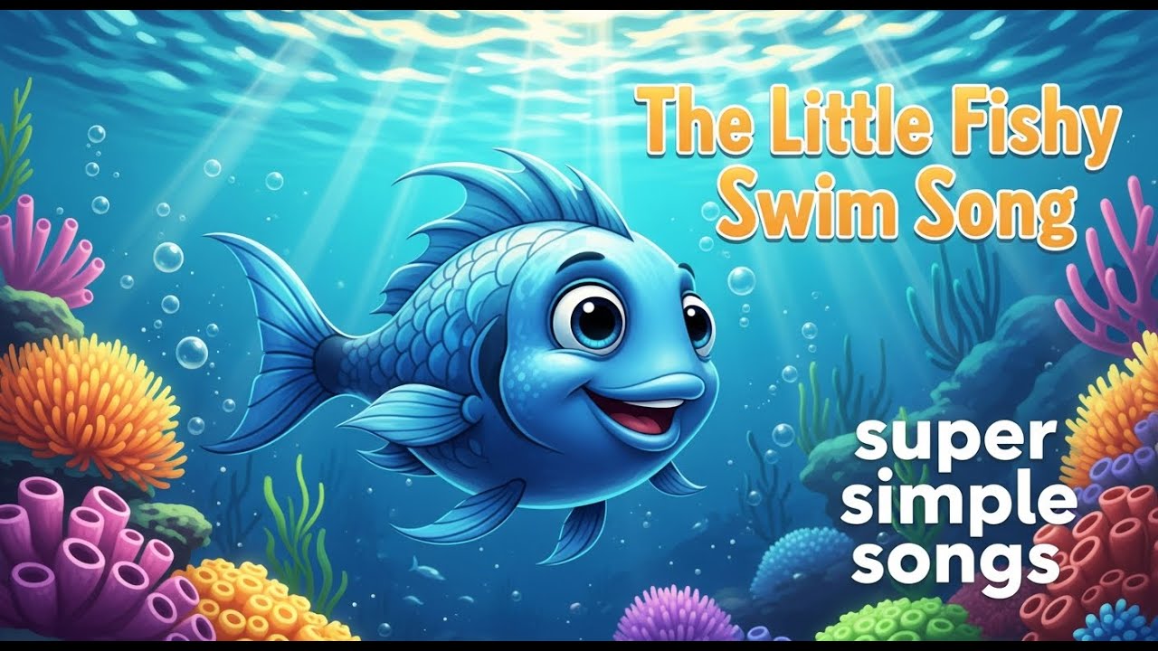 The Ultimate Ocean Adventure: The Little Fishy Swim Song | super simple ...