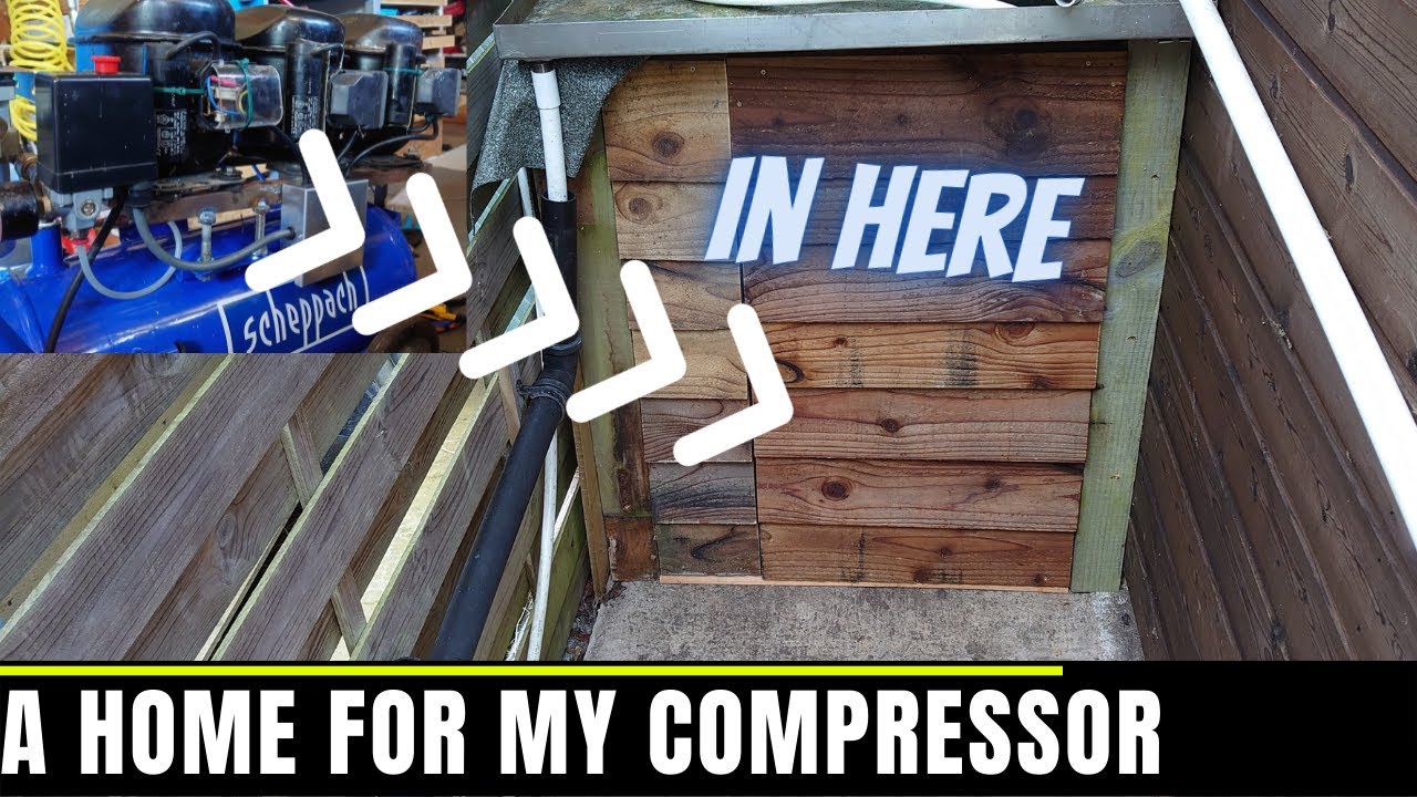 Building a shed for my compressor - YouTube