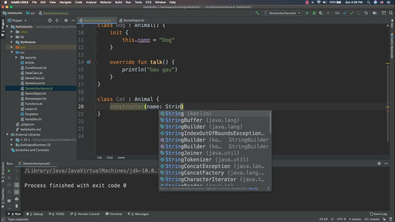 Bài 16 Inheritance Trong Kotlin Youtube
