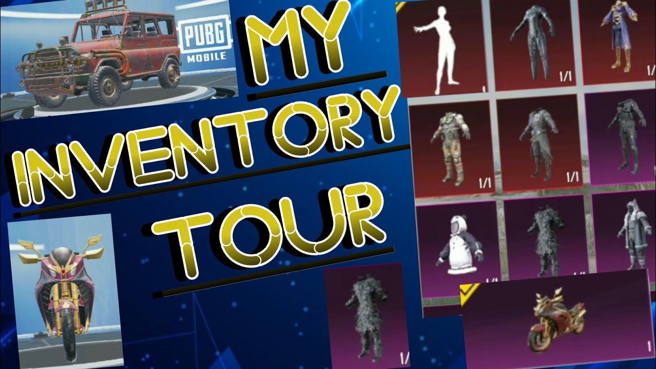 MY INVENTORY IN PUBG MOBILE || 🔥👆 MYTHIC SUIT 😍 LEGENDARY BIKE 🔥😘 ...