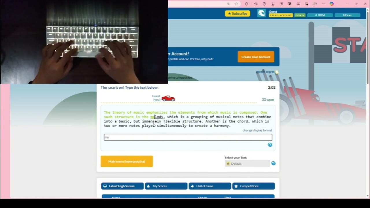 TypeRacer Video Demo - YouTube
