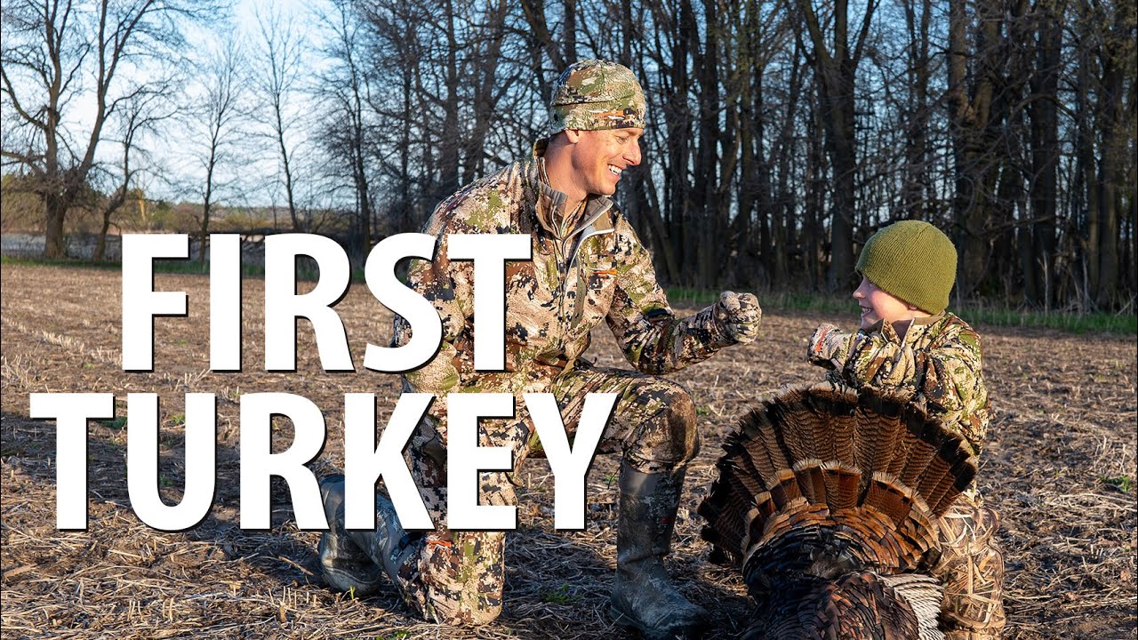 Boys First Turkey Hunt with a 410 - YouTube
