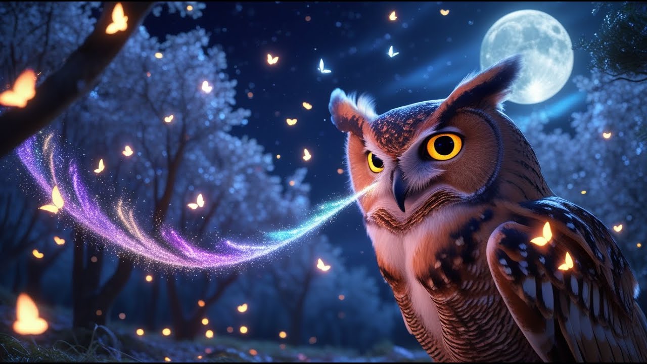 The Musical Owl and the Moon | Best Nursery Rhymes and Kids Songs ...