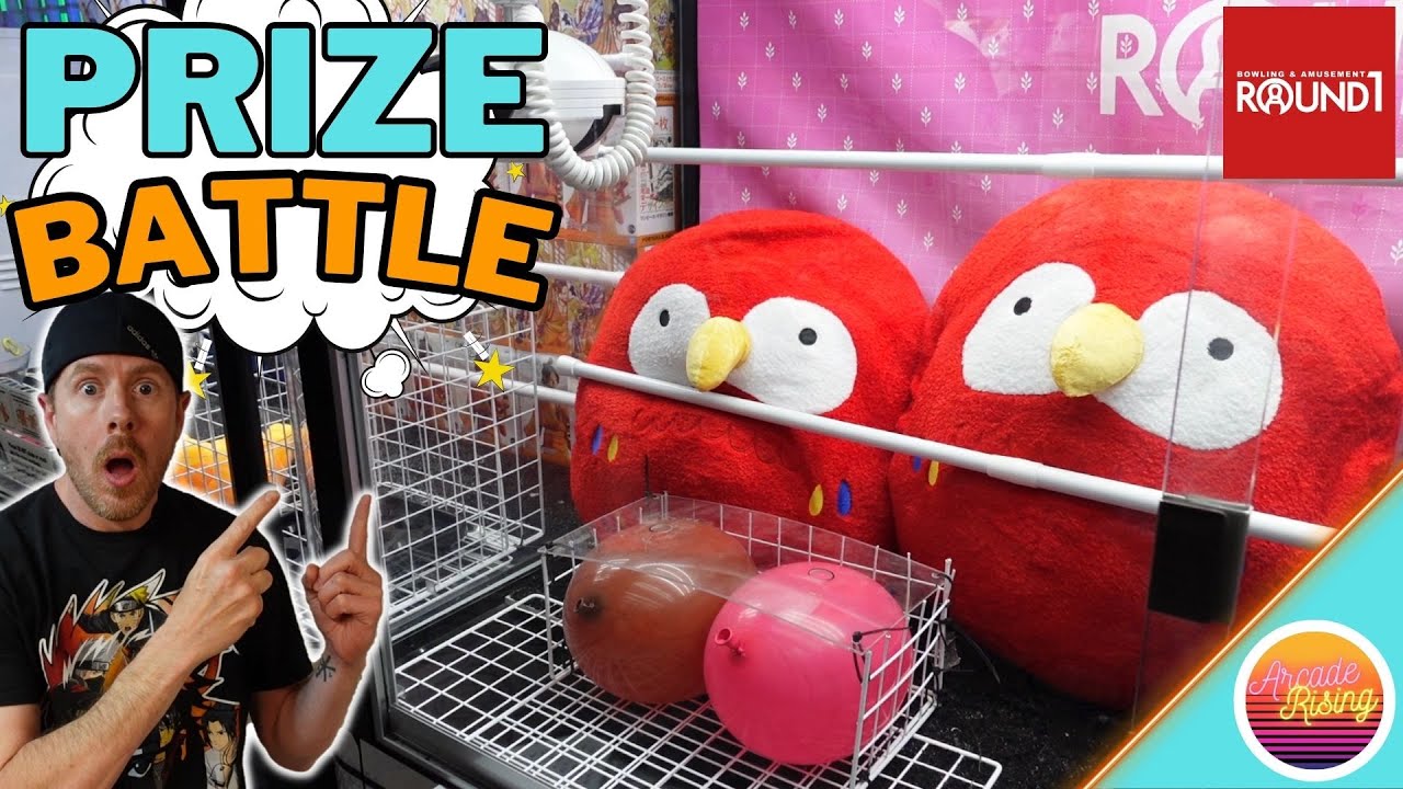 AMAZING CLAW MACHINE WINS! Introducing Prize Battles at Round 1 - YouTube