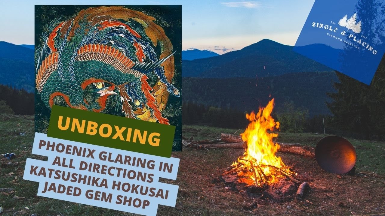 Unboxing: Phoenix Glaring In All Directions - Katsushika Hokusai - Jaded Gem Shop # ...