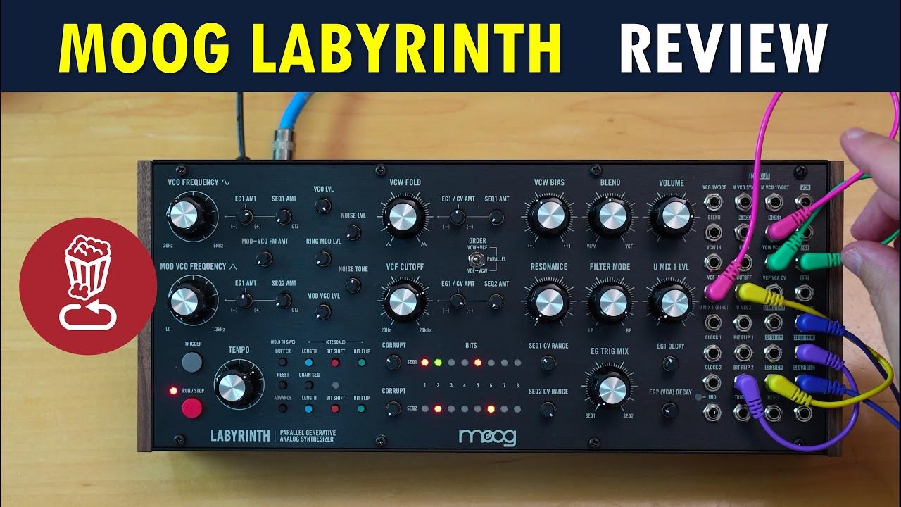 Moog Labyrinth // A Synth that’s a Generative Idea Machine // 13 patch ideas, review & tutorial ...