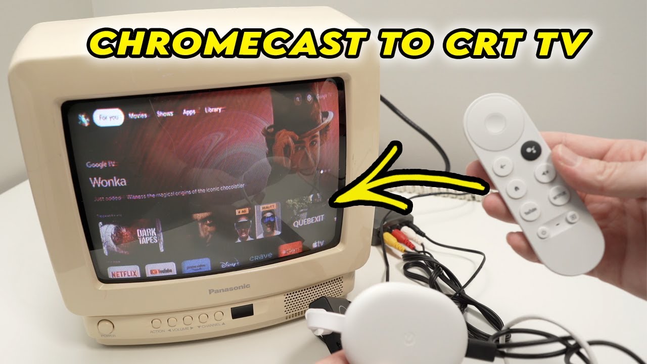 How to Connect Chromecast With CRT TV - YouTube